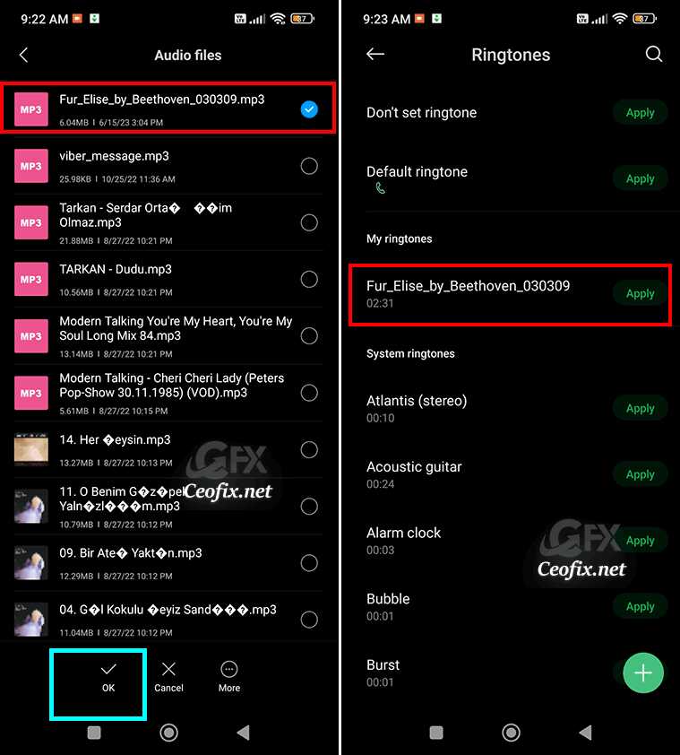Use a Custom Ringtone on Phone
